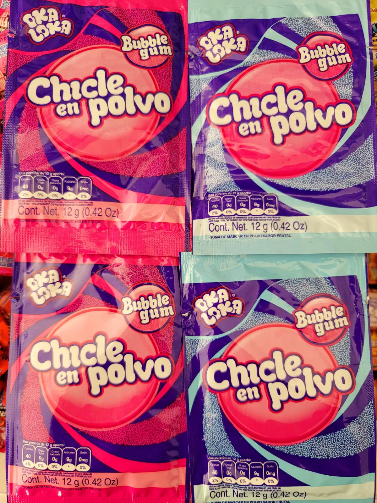 CHICLE EN POLVO (2) – SWEET CANDIES PR